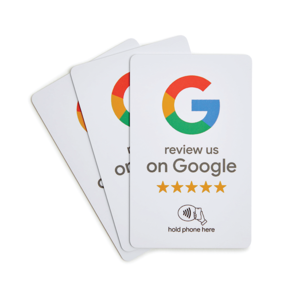 Google Review Cards Printing in UAE | Desert Glow Printing